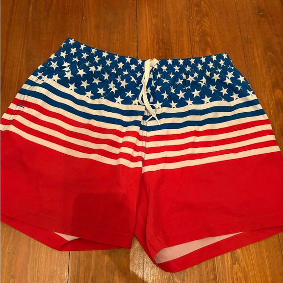chubbies | Swim | Chubbies Red And Blue Swim Trunks With Patriotic ...